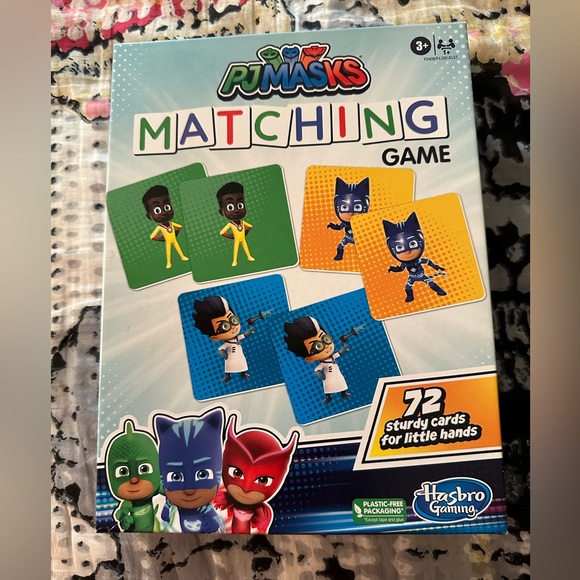 Hasbro | Toys | Nwt Pj Masks Memory Matching Game By Hasbro | Poshmark